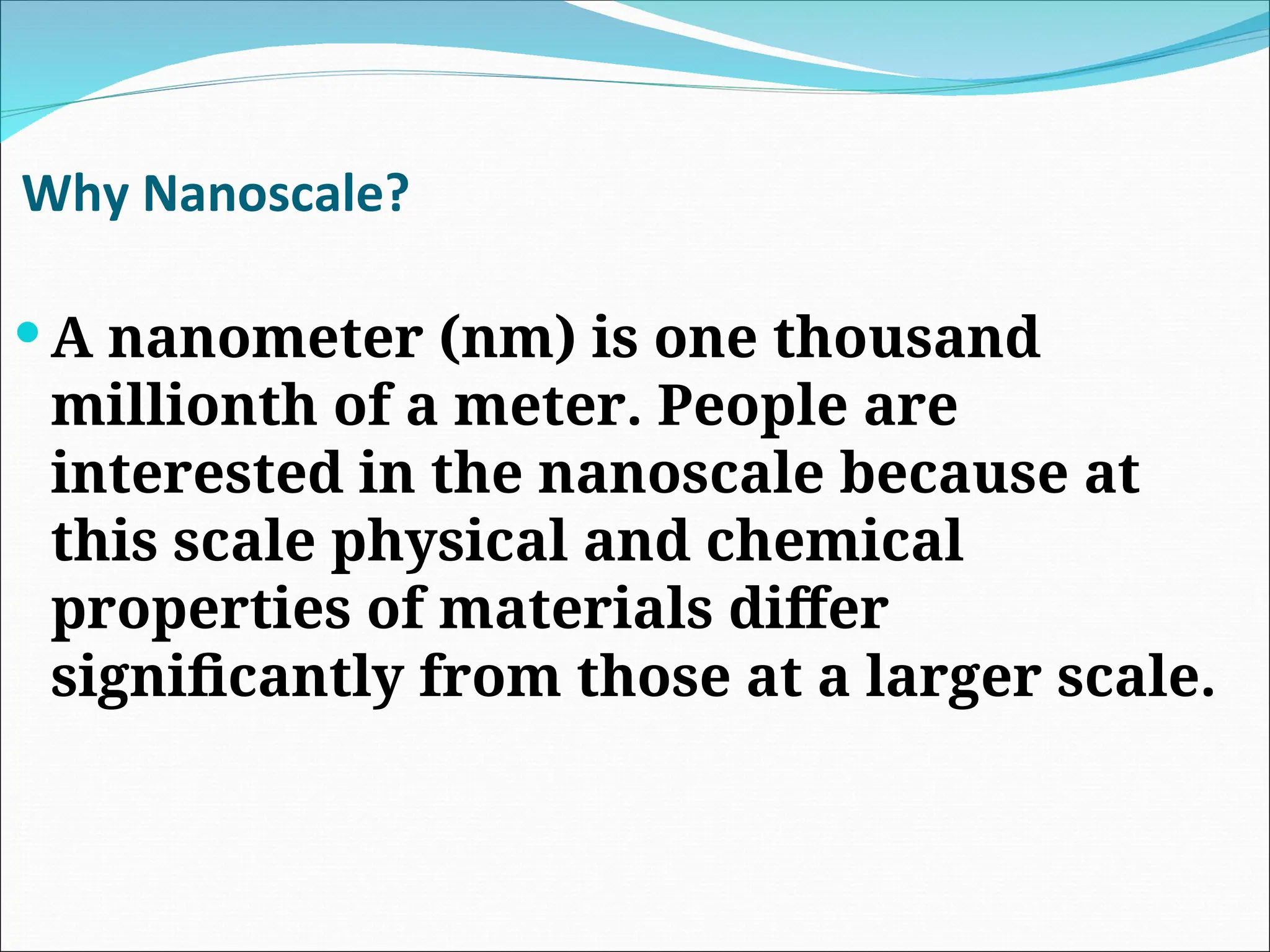 nanotechnology basics power point presentation | PPT
