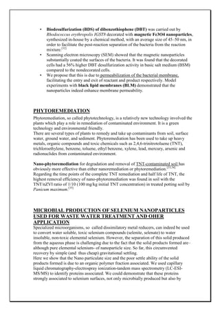 Nanobioremediation by shreya | PDF | Free Download