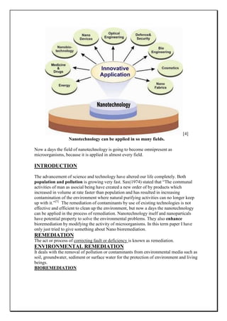 Nanobioremediation by shreya | PDF | Free Download