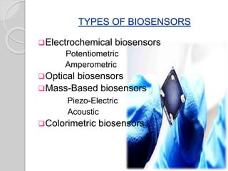 Nano biosensors ppt | PPTX
