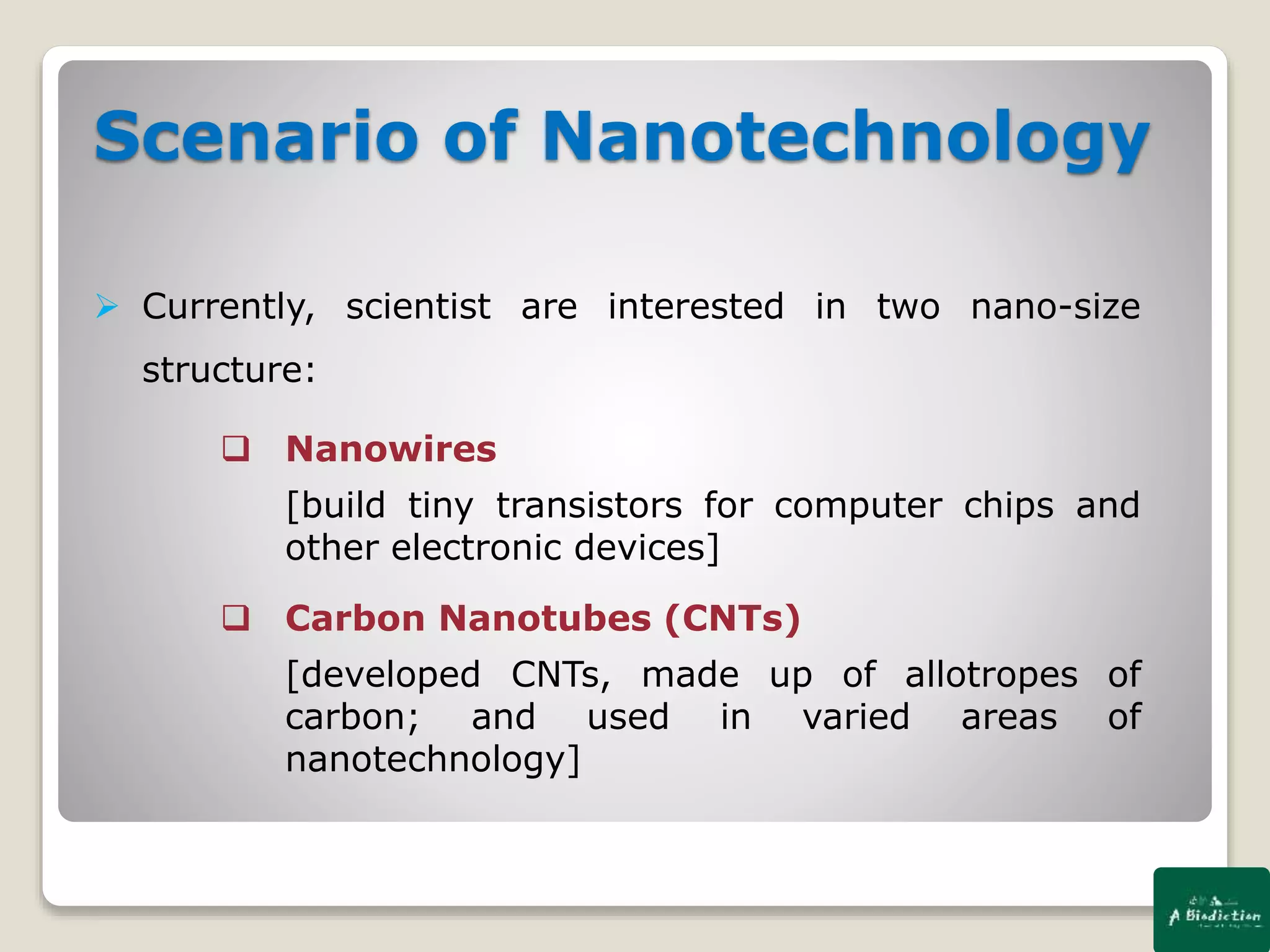 Nanobiotechnology - Introduction, Concept, Scope, Vision, Applications and Present and Future ...