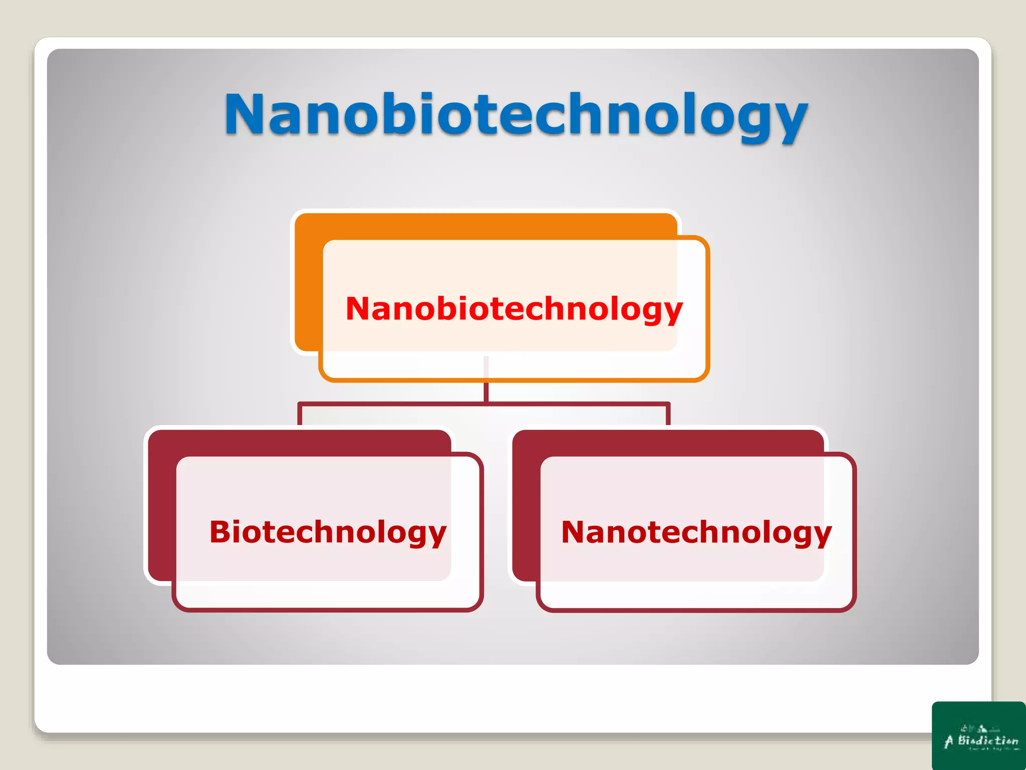 Nanobiotechnology - Introduction, Concept, Scope, Vision, Applications and Present and Future ...