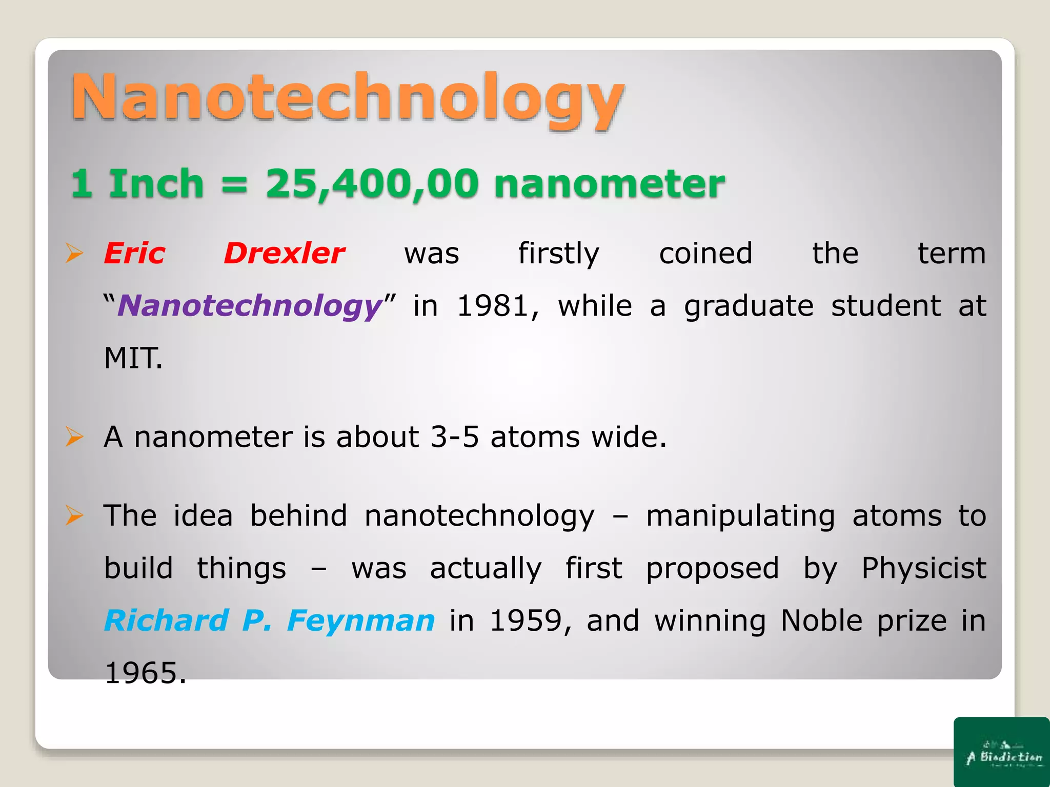 Nanobiotechnology - Introduction, Concept, Scope, Vision, Applications ...