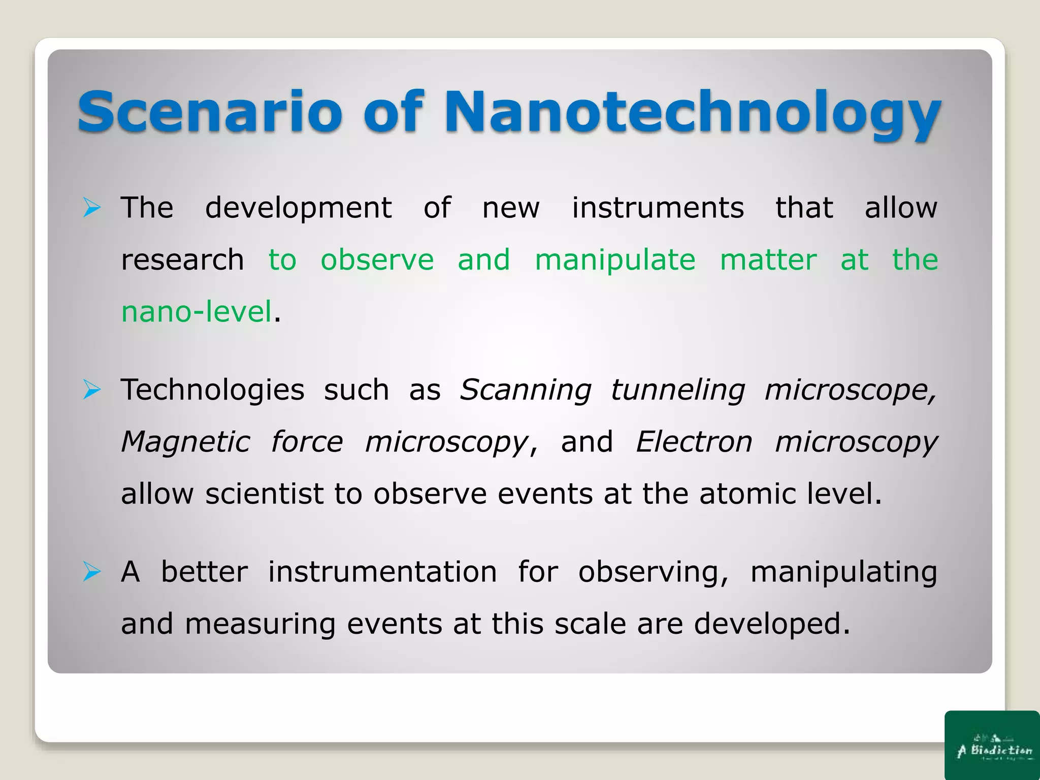 Nanobiotechnology - Introduction, Concept, Scope, Vision, Applications and Present and Future ...