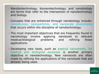 Nanobiotechnology - Introduction, Concept, Scope, Vision, Applications and Present and Future ...