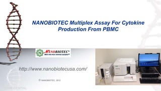 Nanobiotec luminex assay | PPTX