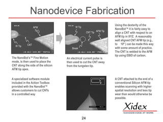 NanoBot nanomanipulator installation and operation 110321 | PDF