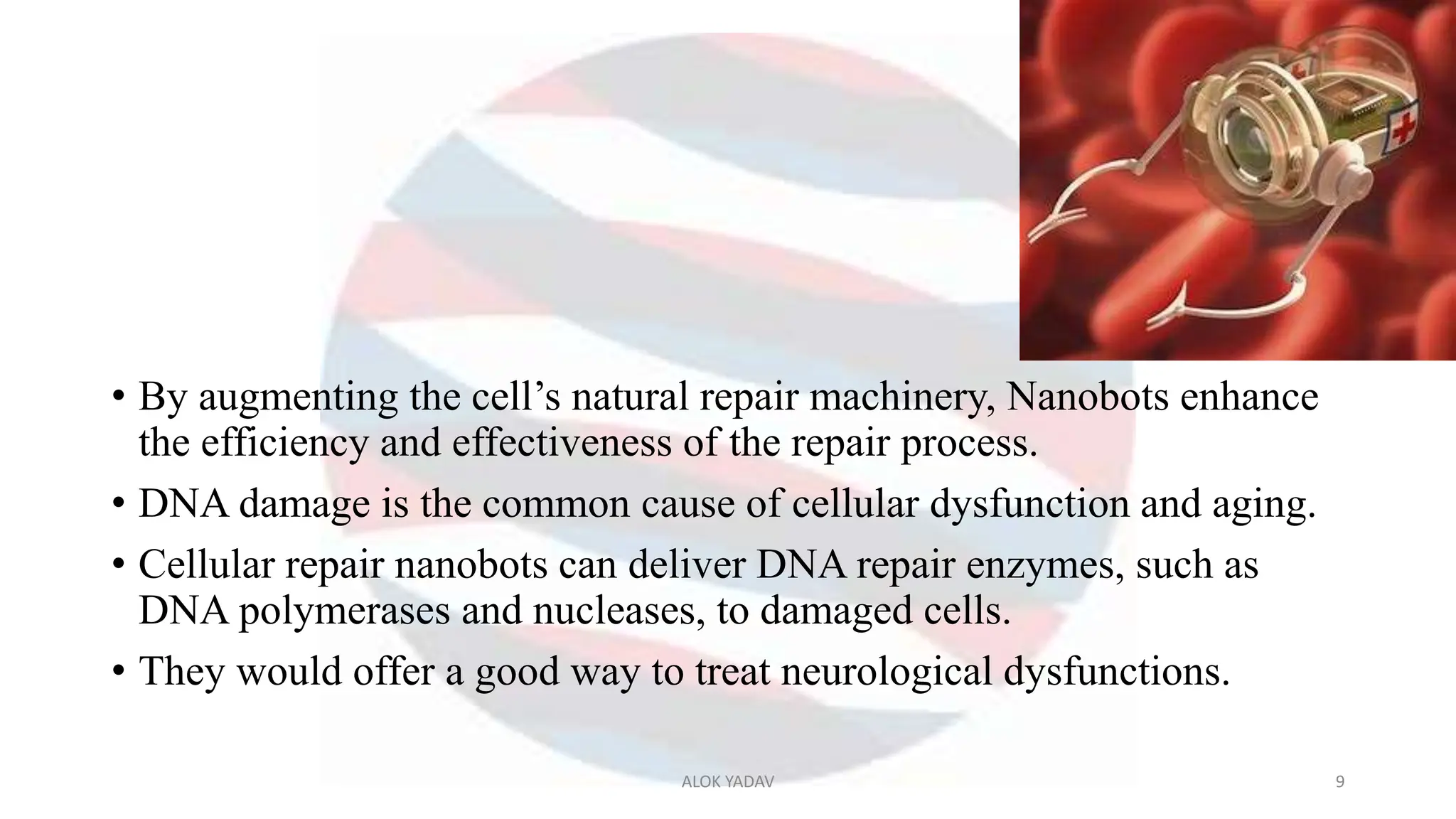 Role of NANOBOTS in microbiology | PPTX