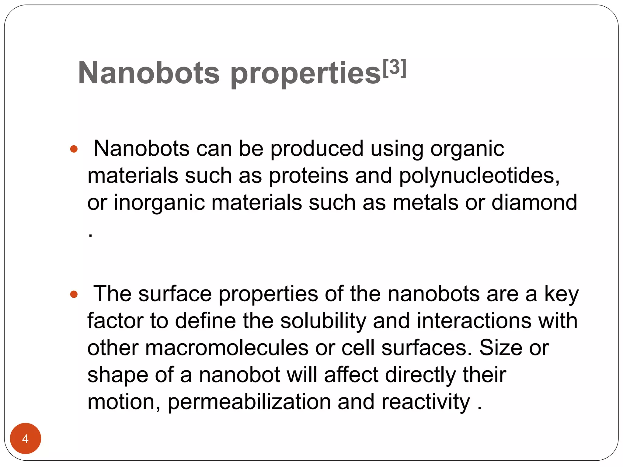 Nanobots the artifical blood | PPTX