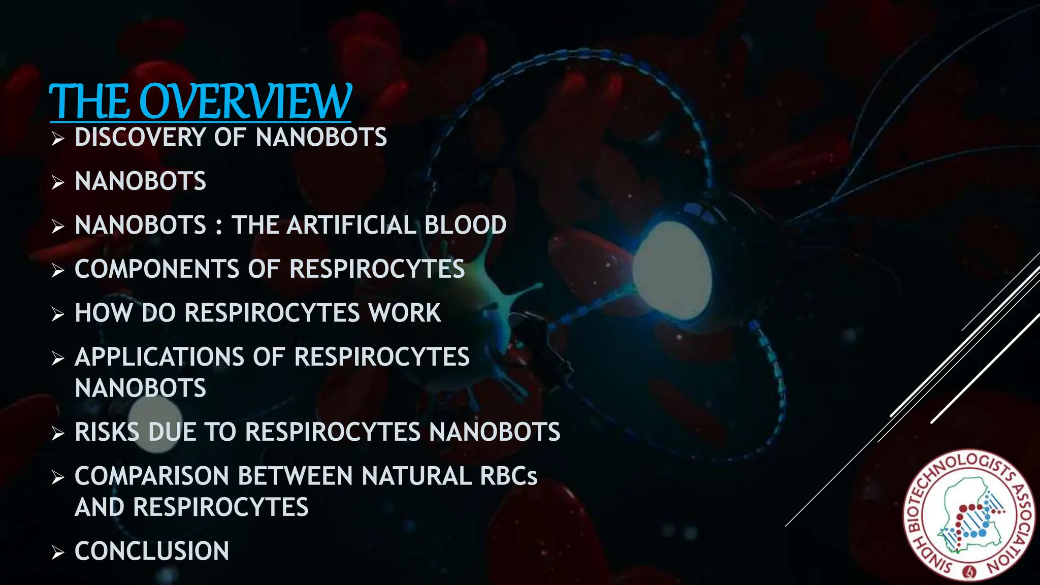 Nanobots: Lecture on the Artificial Blood | PPTX