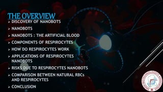 Nanobots: Lecture on the Artificial Blood | PPTX