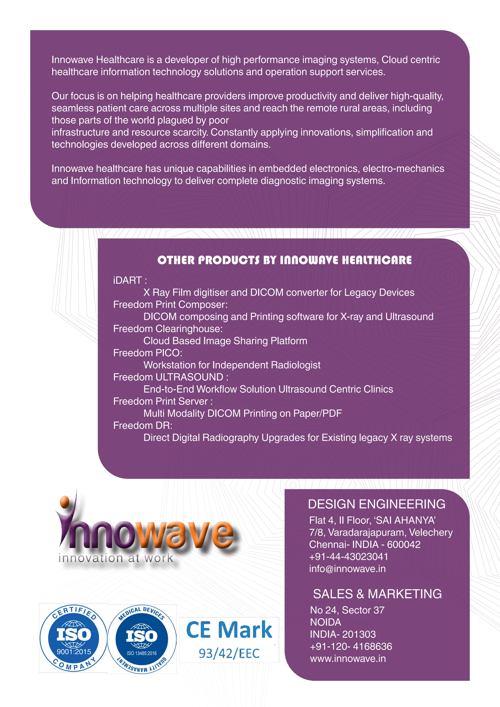 INNOWAVE FREEDOM NANO Enterprise PACS Solution | PDF