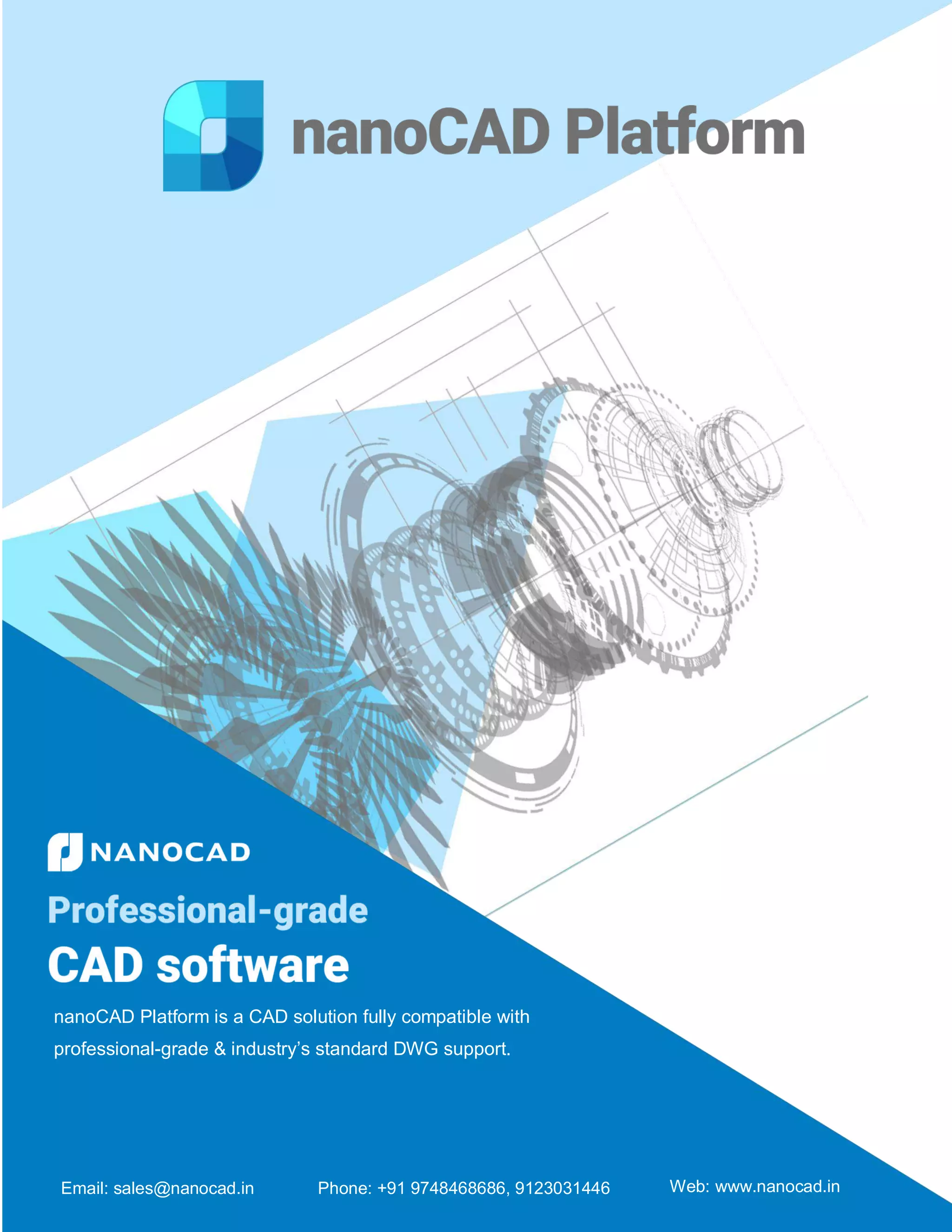 nanoCAD Platform - a professional-grade DWG CAD software | PDF | 3-D Graphics | Computer ...