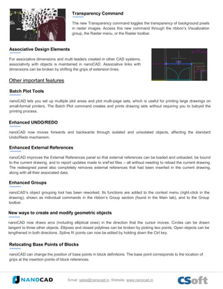 nanoCAD Platform - a professional-grade DWG CAD software | PDF