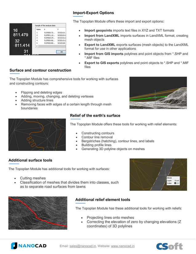 Topoplan - a digital terrain modeling tool | PDF