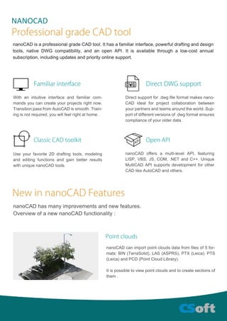 NanoCAD India, 2D & 3d CAD design software | PDF