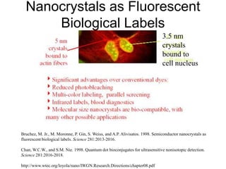 Nano medicine and drug delivery in biomedical imaging | PPT