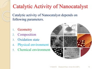 Nanocatalysis | PPTX