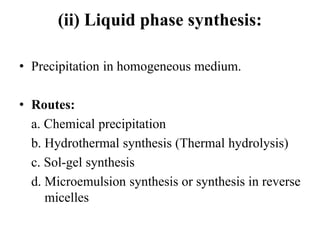 Nanochemistry | PPTX