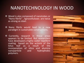 APPLICATION OF NANOTECHNOLOGY IN CIVIL ENGINEERING | PPTX
