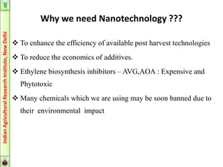 Nano edible coating of fruits and vegetables | PPTX