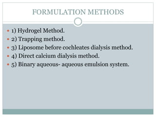 Nanocochlates a novel way of drug dlivery (114) | PPTX