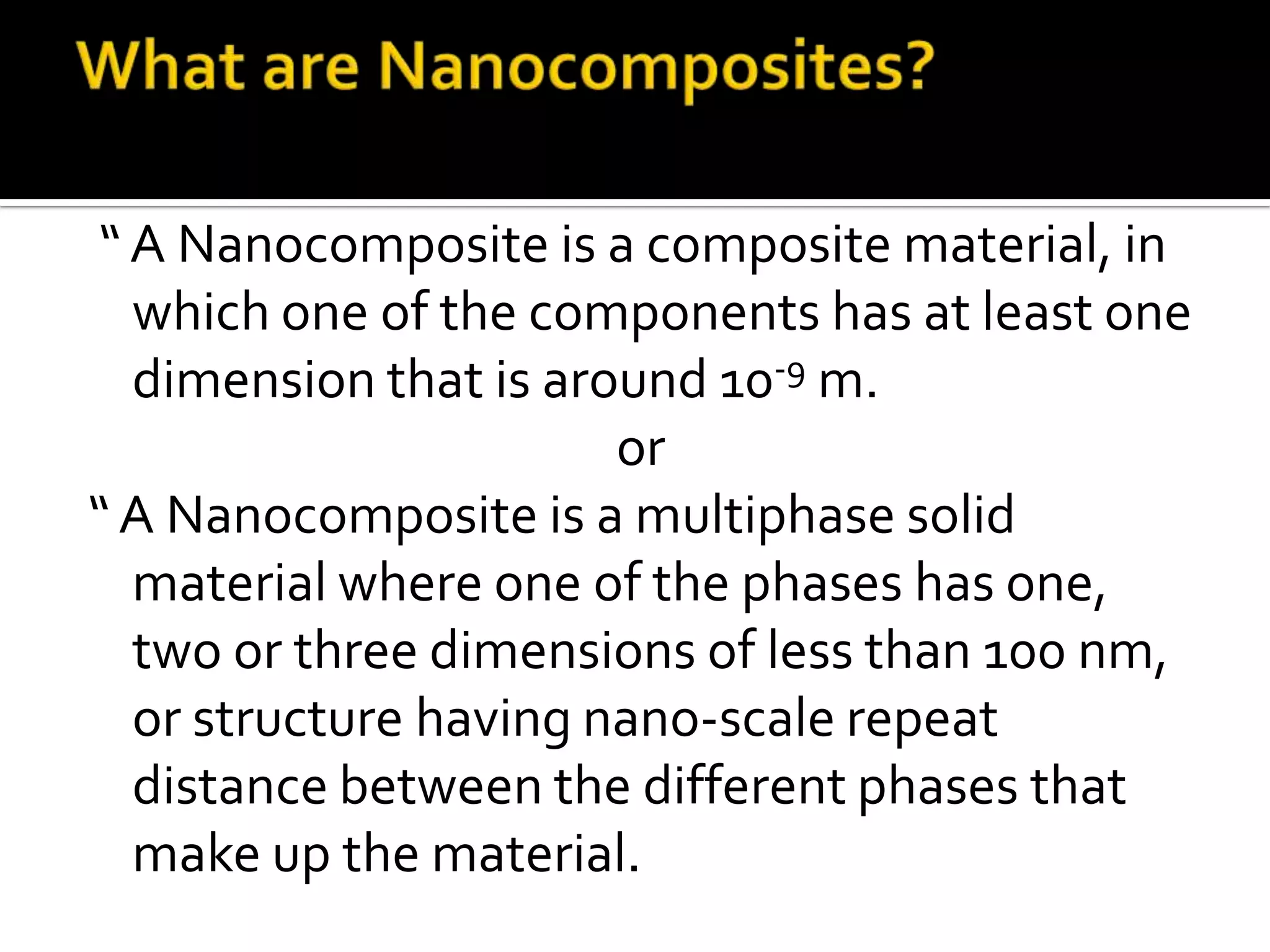 Nanocomposite | PPTX