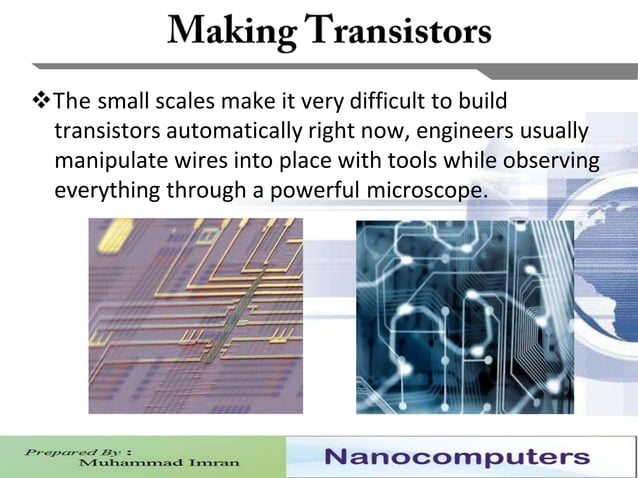 Nanocomputers or Future computer Nanotechnology | PPT