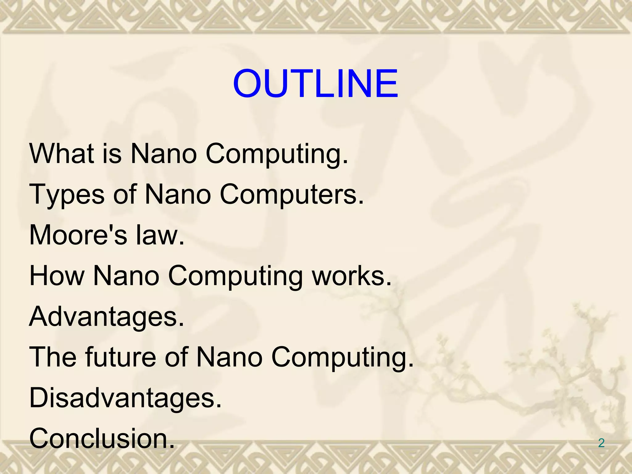 Nano computing. | PPT