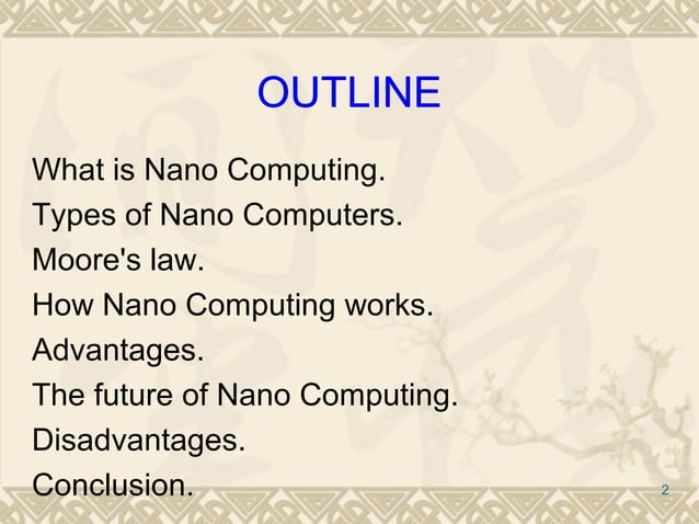 Nano computing. | PPT