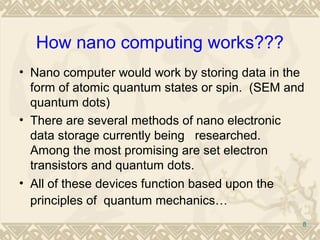 Nano computing. | PPT