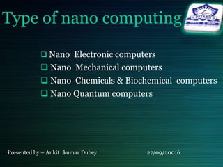 Nano computing | PPT