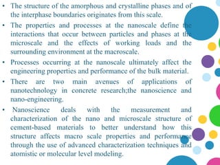 Nano concrete | PPTX