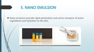 Nano cosmetics in drug delivery and therapeutics | PPTX