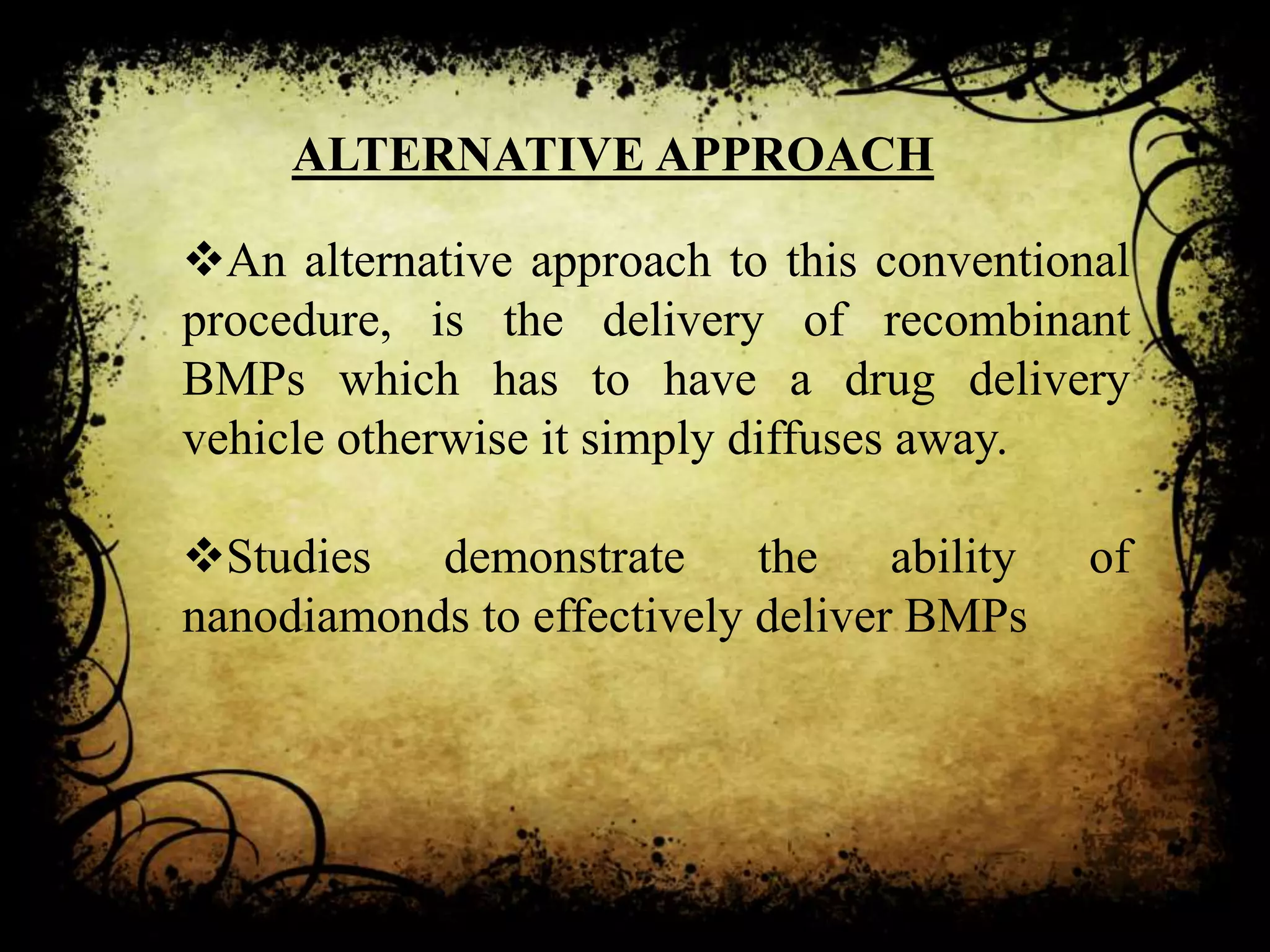 Nanodiamonds,a drug delivery vechicle | PPTX