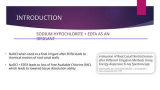 New Technique for Smear Layer Removal in Endodontics | PPTX
