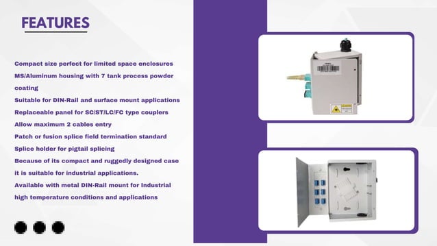 6 Port Nano Din rail Patch panel fiber optic | PDF