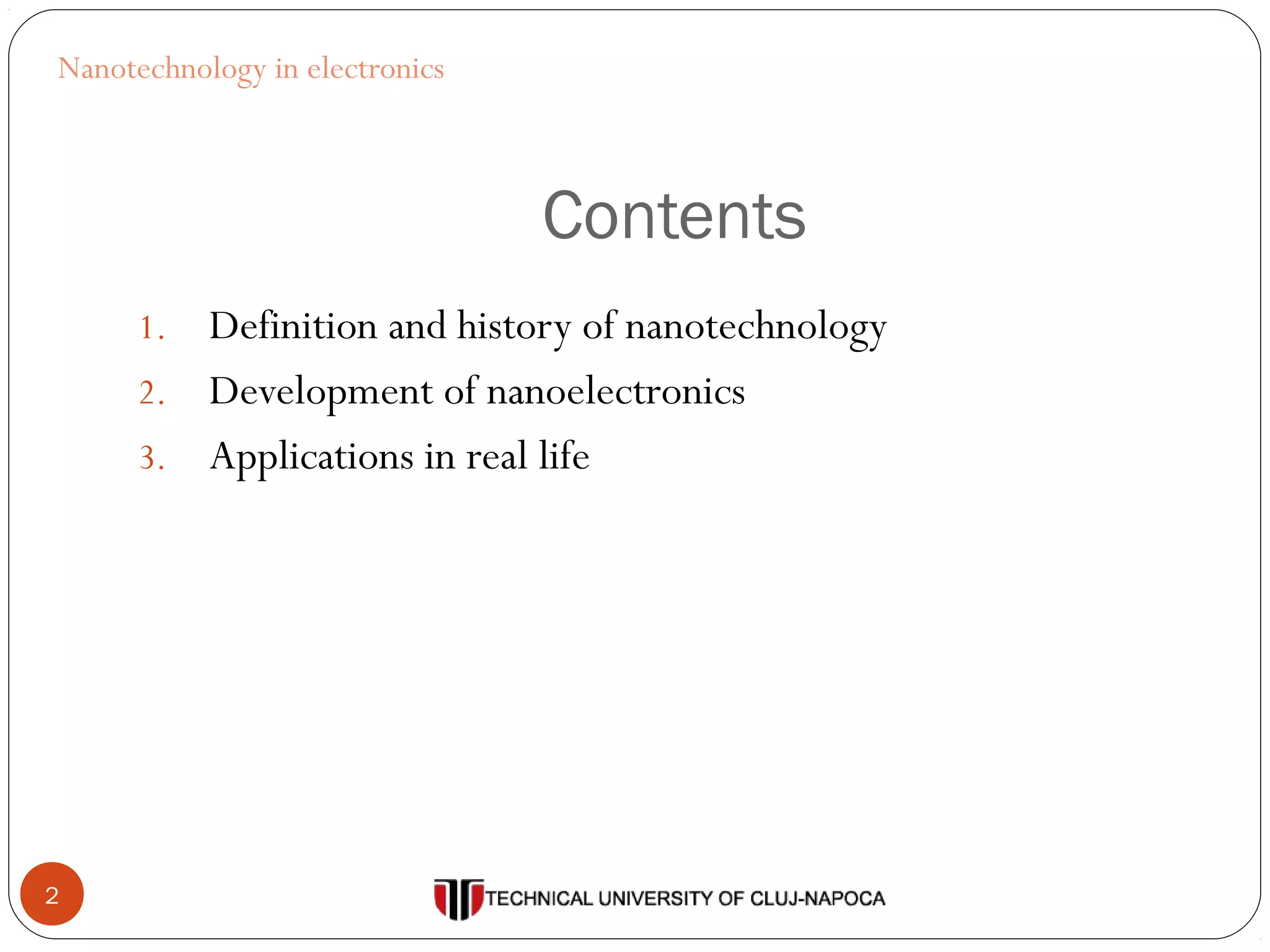 Nanoelectronics | PPT