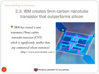 Nanoelectronics | PPT