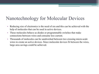 Nanoelectronics | PPTX