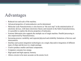Nanoelectronics | PPTX