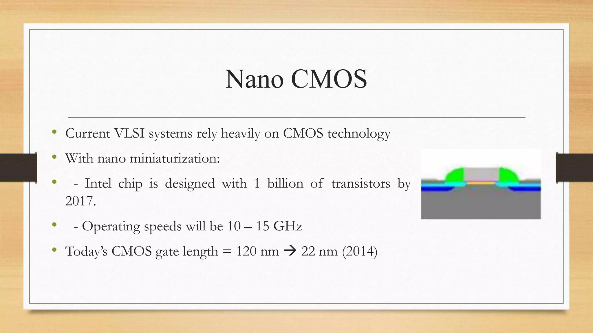 Nano electronics Technology and its Application | PPTX
