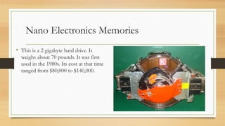 Nano electronics Technology and its Application | PPTX