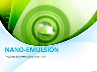 Nanoemulsion | PPTX