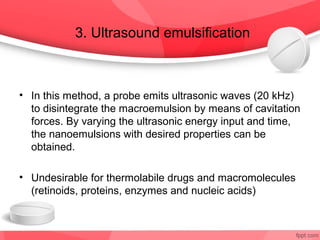 Nanoemulsions | PPT