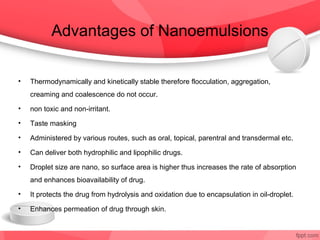 Nanoemulsions | PPT