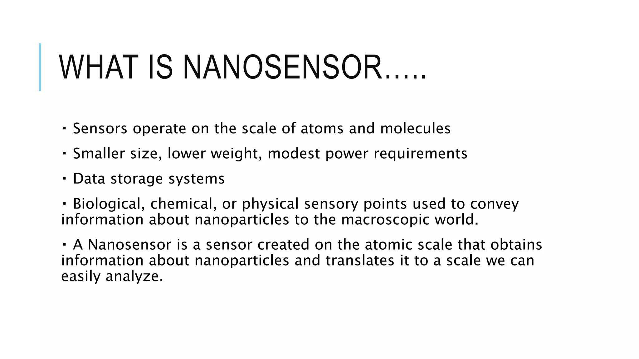 Nanoengineered cell environment and nanosensor | PPTX