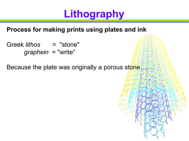 introduction to Nanofabrication techniques.ppt | Chemistry | Science