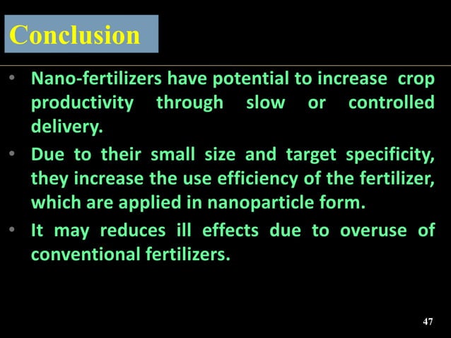 Nanofertilizer | PPTX