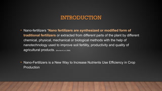 Agriculture Agronomy Nano Fertilizers BVT19042.pptx